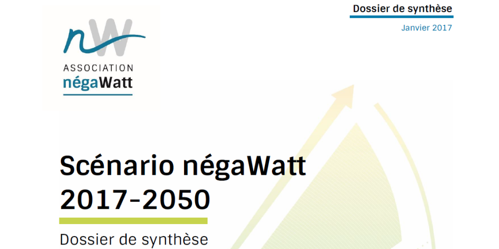 Synthèse du scénario négaWatt 2017-2050 - AREC Nouvelle-Aquitaine